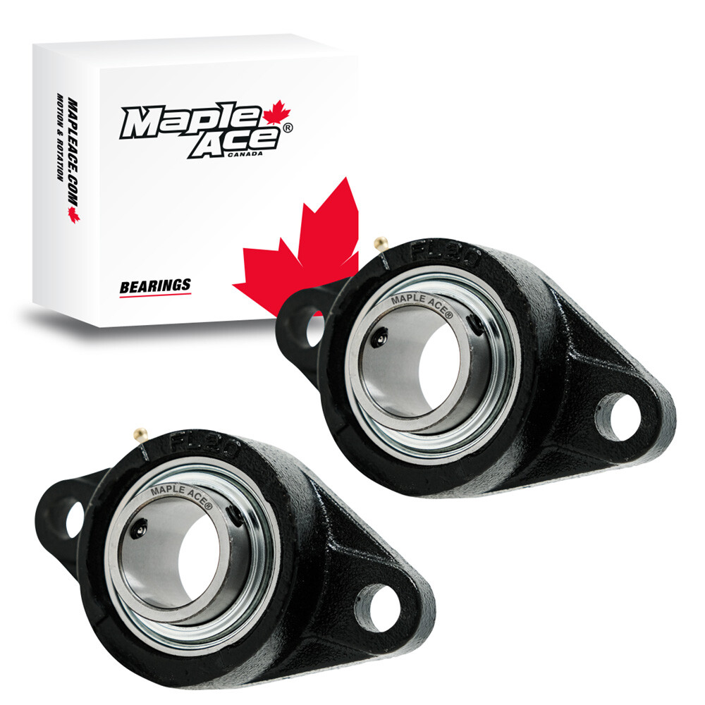 1 Piece 1-3/16 2 Bolt Flange Bearing Ucfl206-19 Ucfl206 Size UCFL 206 ...