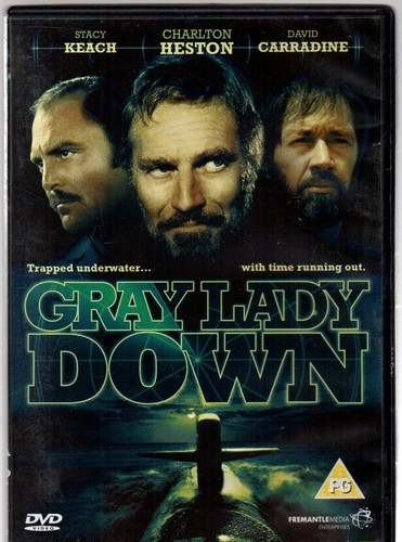 Gray Lady Down (DVD, 2008) Charlton Heston & Stacy Keach 1977 movie ...