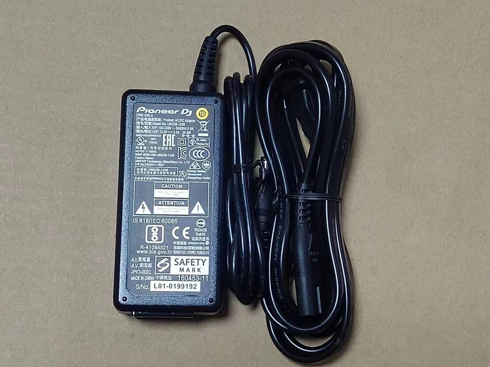 12V AC Adapter for Pioneer DDJ-SR2 XDJ-RR DJ Controller Power Supply ...