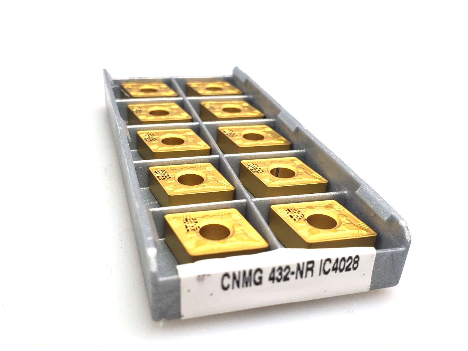 Iscar CNMG 432-NR IC4028 (CNMG 120408-NR) Carbide Turning Inserts (Box of 10) | eBay