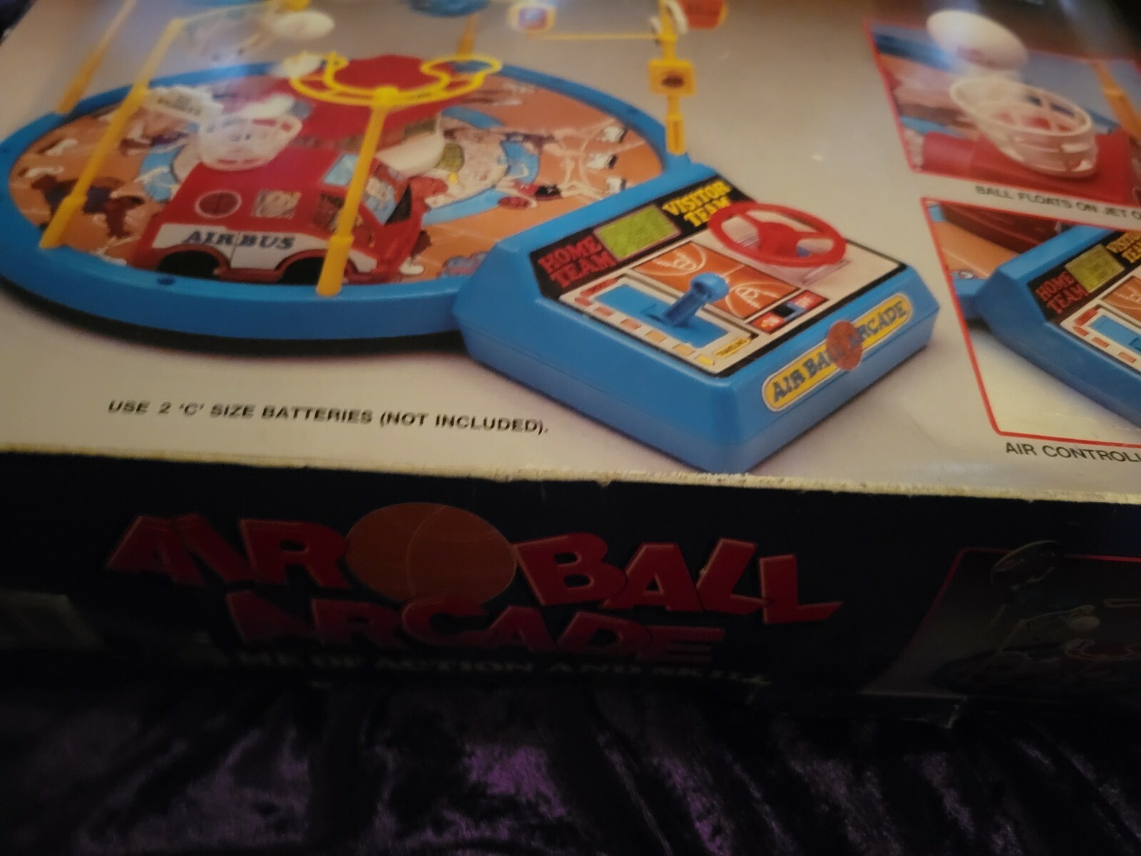 VINTAGE ! AIRBALL ARCADE GAME OF ACTION AND SKILL BOARD TABLETOP ...