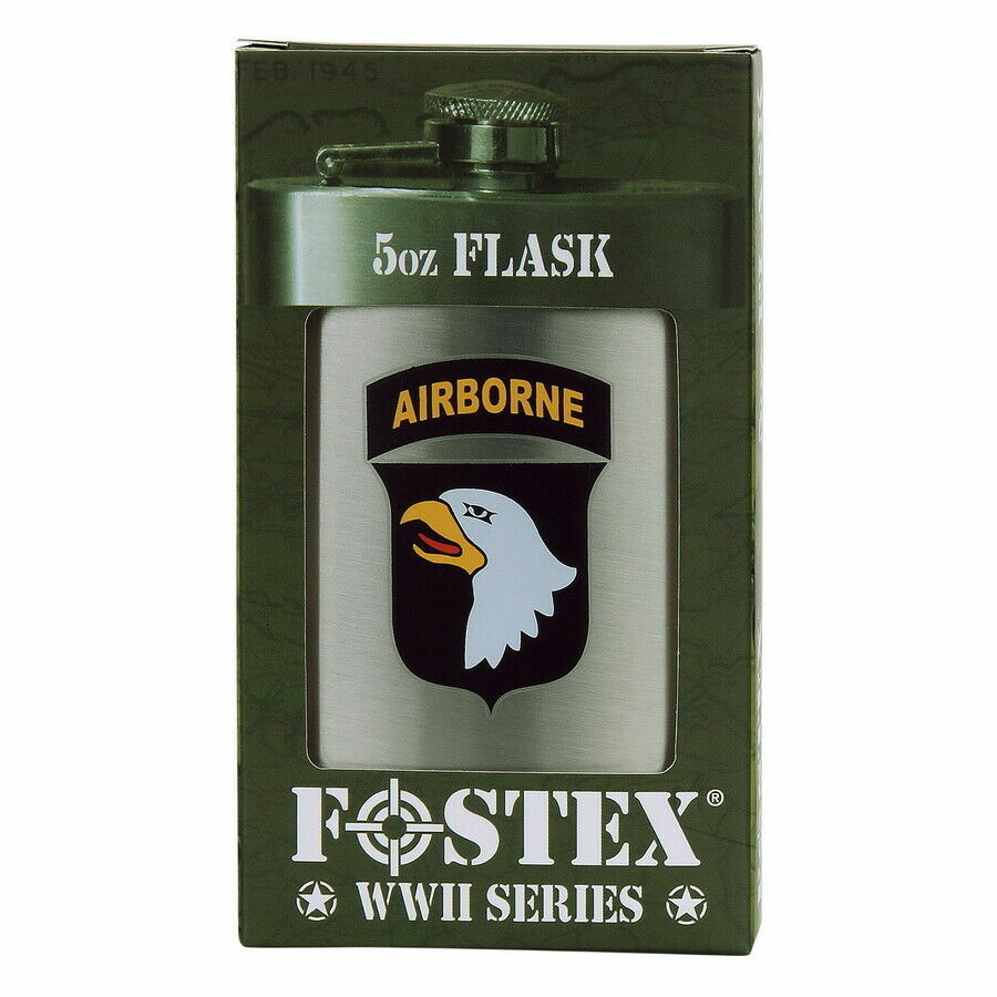 US Army 101st Airborne Screaming Eagle Flask Schnapps Bottle WWII D-day | eBay