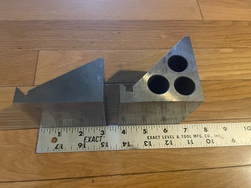 Lot 2 V Lathe Precision Set Up Block Fixtures Mill Milling Ground ...