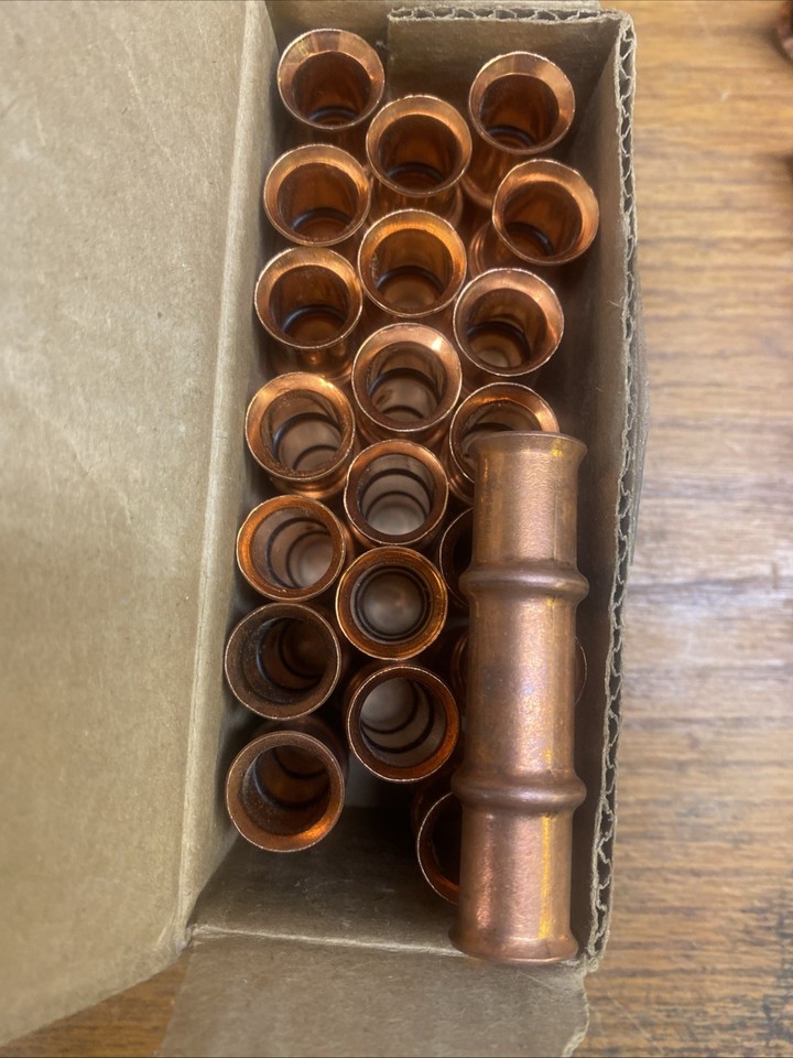 Lot Of 120: RLS ZoomLock Fittings. 1-1/8”, 7/8”, 3/4”, 5/8”, 1/2”, 3/8 ...