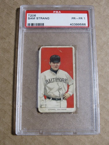 1909-11 T206 SAM STRANG PIEDMONT 350 PSA 1 PR | eBay