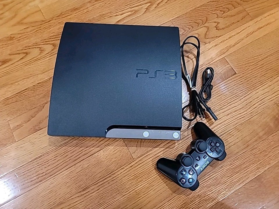 Sony PS3 Slim 320GB Console (CECH-3001A), One Controller, 32 Games, 7 ...