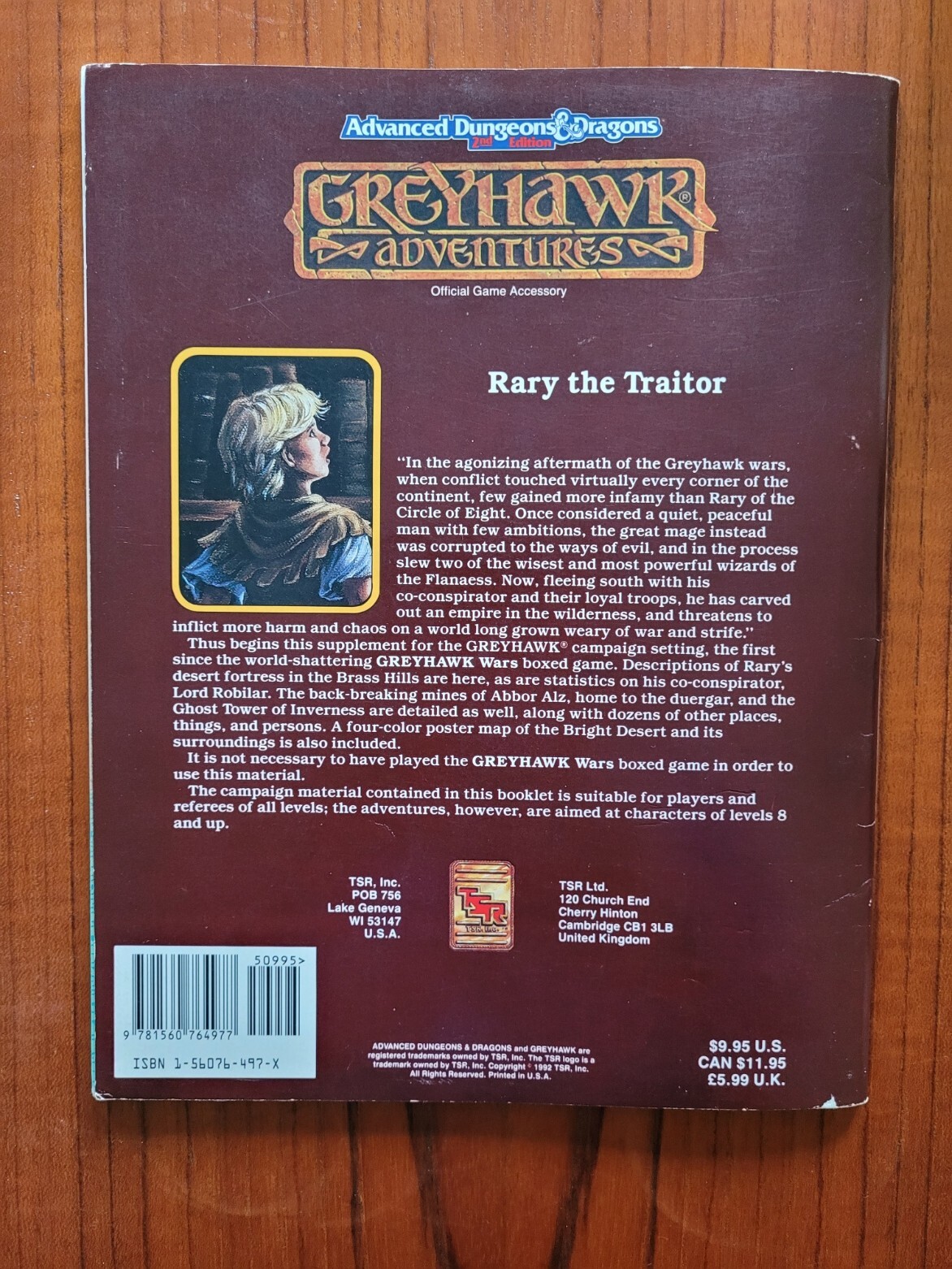 Rary the Traitor - Greyhawk Adventures - WGR3 - AD&D 2nd edition - 9386 ...