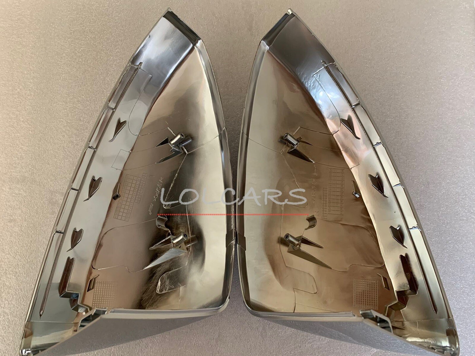 Audi TT TTS Mk3 8s 2015+ Aluminum Effect Matt chrome wing mirror covers ...
