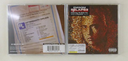 CD Disco - Eminem – Relapse - A9141 K85 | eBay