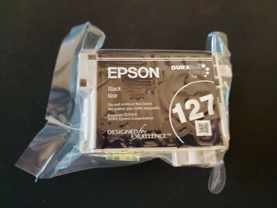GENUINE Epson Ink 127 T1271 BLACK workforce 545 630 645 NX530 NX625 ...