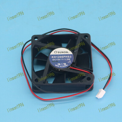 New SUNON one KD1206PHS3 FAN DC 12V 1.2W 6015 6CM 2 PIN free shipping ...