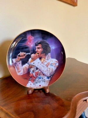 Collectable The King Remembering Elvis Collection by Nate Giorgio Plate ...