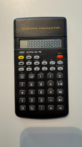 MBO Scientific Calculator Alpha 82 PR, Retro Taschenrechner | eBay.de