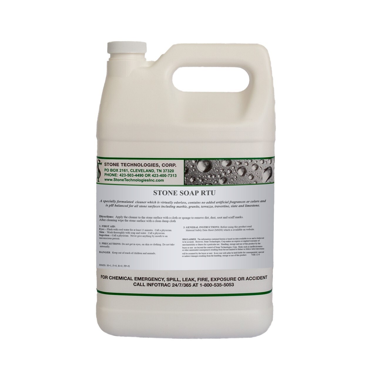 1 Gallon Ph Neutral Rtu Stone Cleaner Marble Travertine Limestone ...