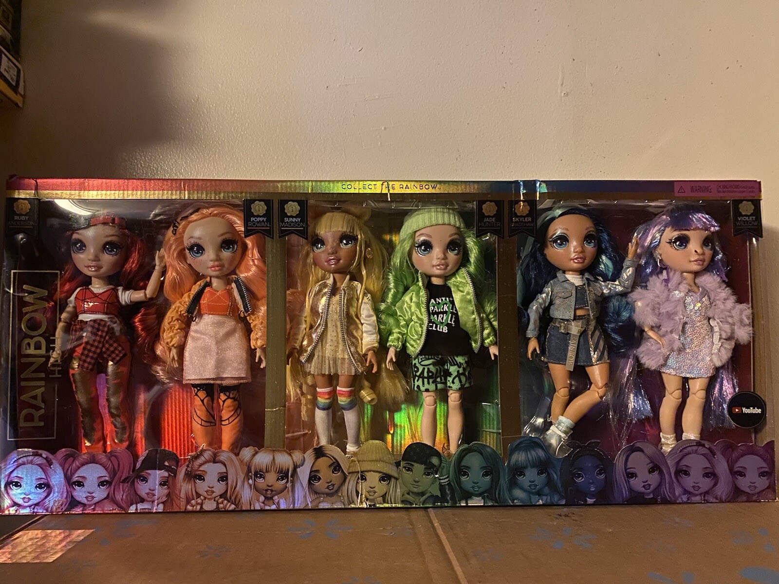MGA Entertainment Rainbow High Original Fashion Doll Playset - 6Pack ...