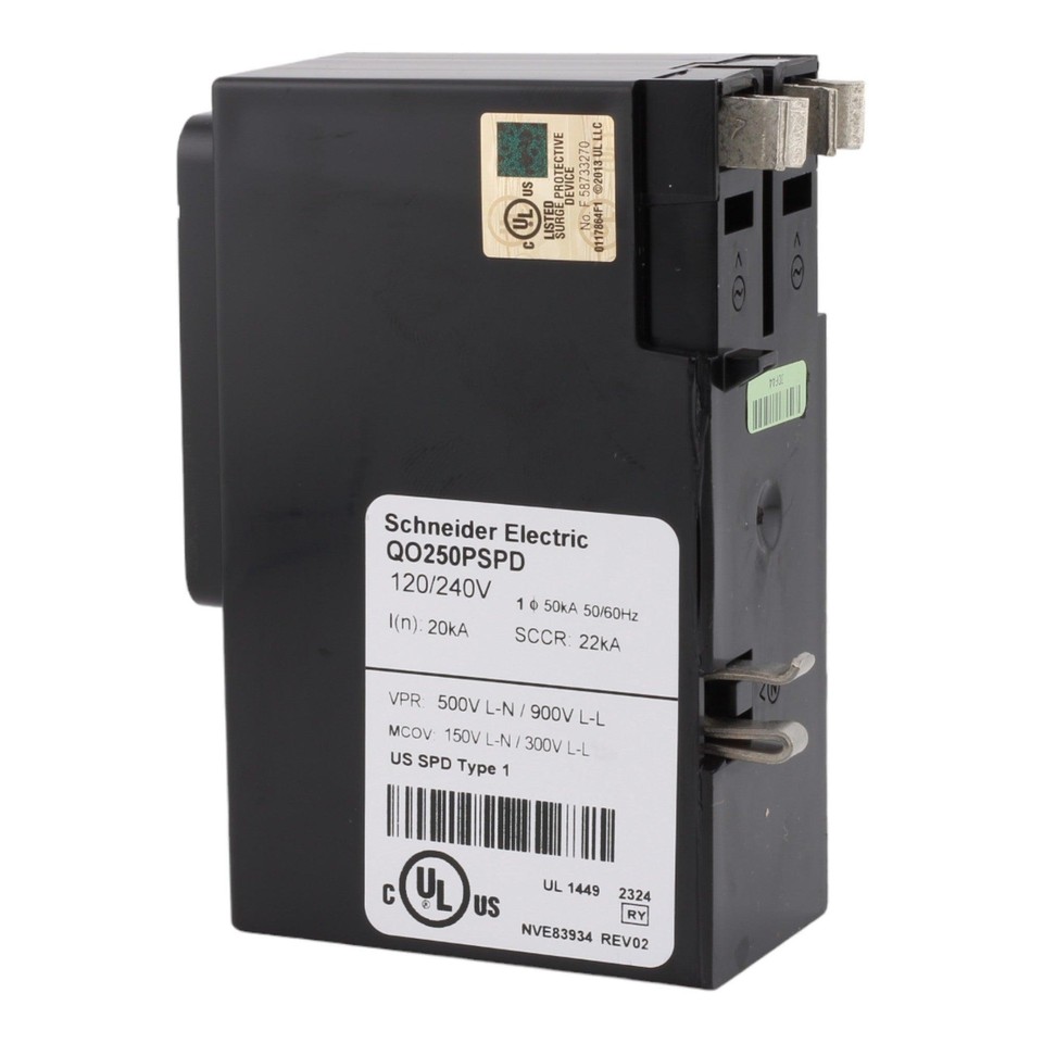Square D QO250PSPD Whole Home Surge Protective Device 50kA Surge ...