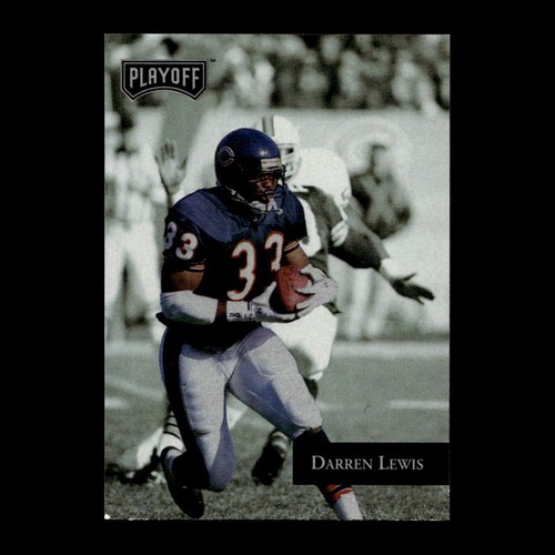 Darren Lewis 1992 Playoff Chicago Bears #67 R323A 82 | eBay