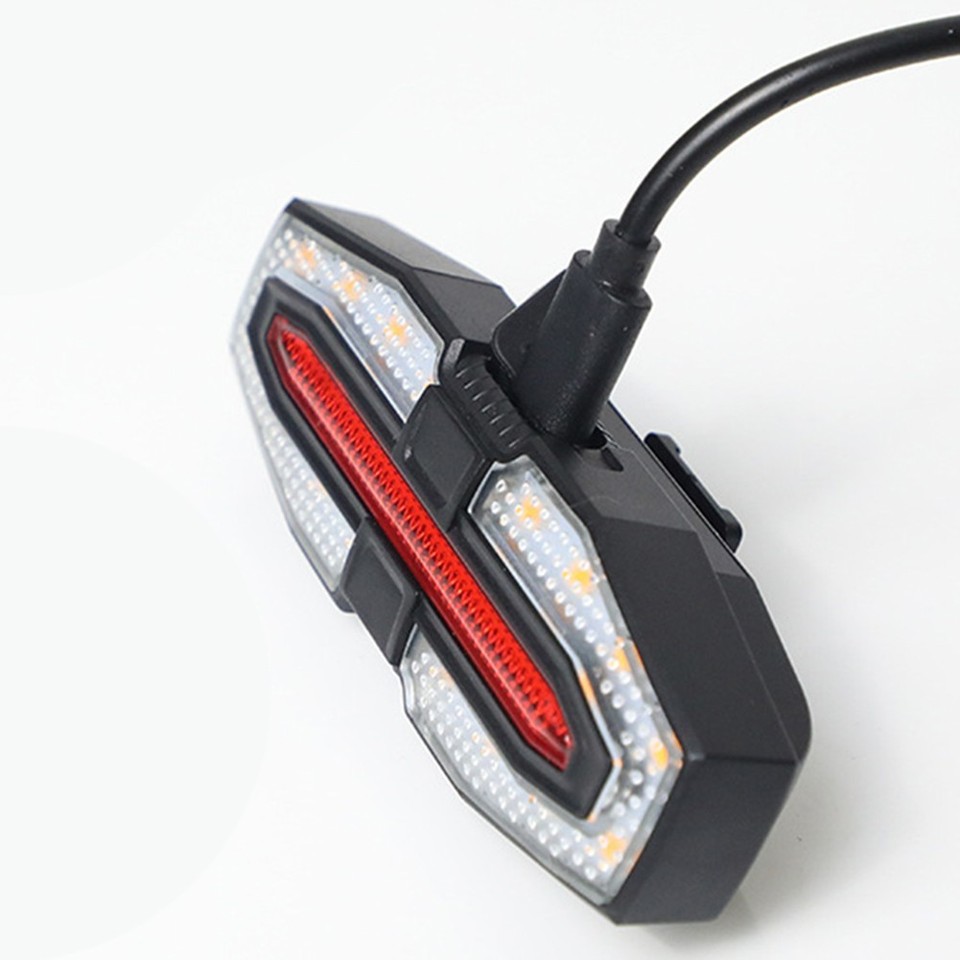 Red and Yellow Blinking Bike Turn Signals Light for Effective Signaling ...