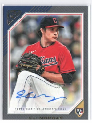 2022 Topps Gallery Eli Morgan #RA-EM RC Auto Cleveland Guardians | eBay