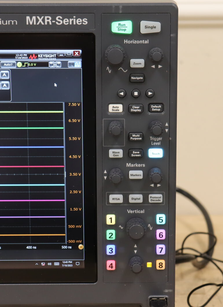 Keysight (Agilent) MXR608A 8 channel 6 GHz and 16 GSa/s sample ...