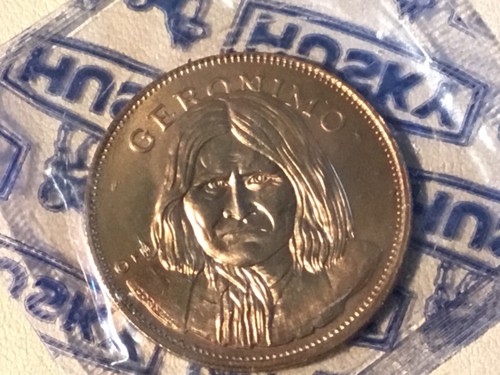 Geronimo Rugged Americans Coin Franklin Mint Sealed uncirculated | eBay