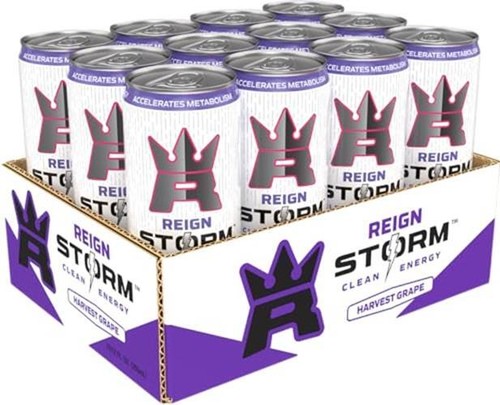 REIGN Storm, Harvest Grape, Fitness & Wellness Energy Drink, 12 Fl Oz ...