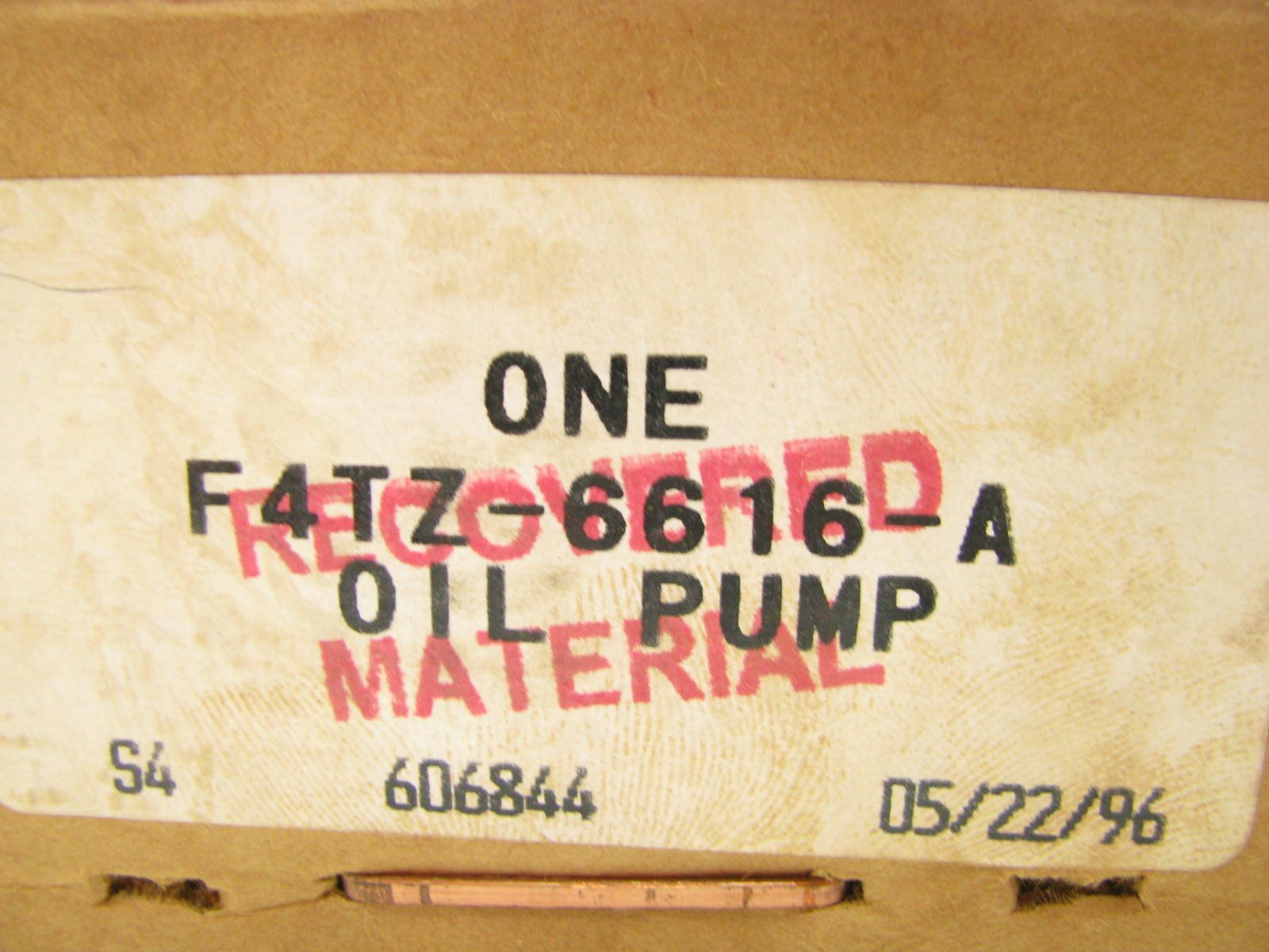 NEW GENUINE OEM Ford F4TZ-6616-A Oil Pump COVER 94.5-03 7.3L ...