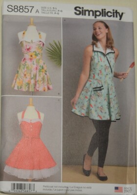 Simplicity- 8857 - Misses' Aprons | eBay