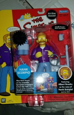 Playmates Simpsons Interactive Figure New Hank Scorpio SF1 Albert ...