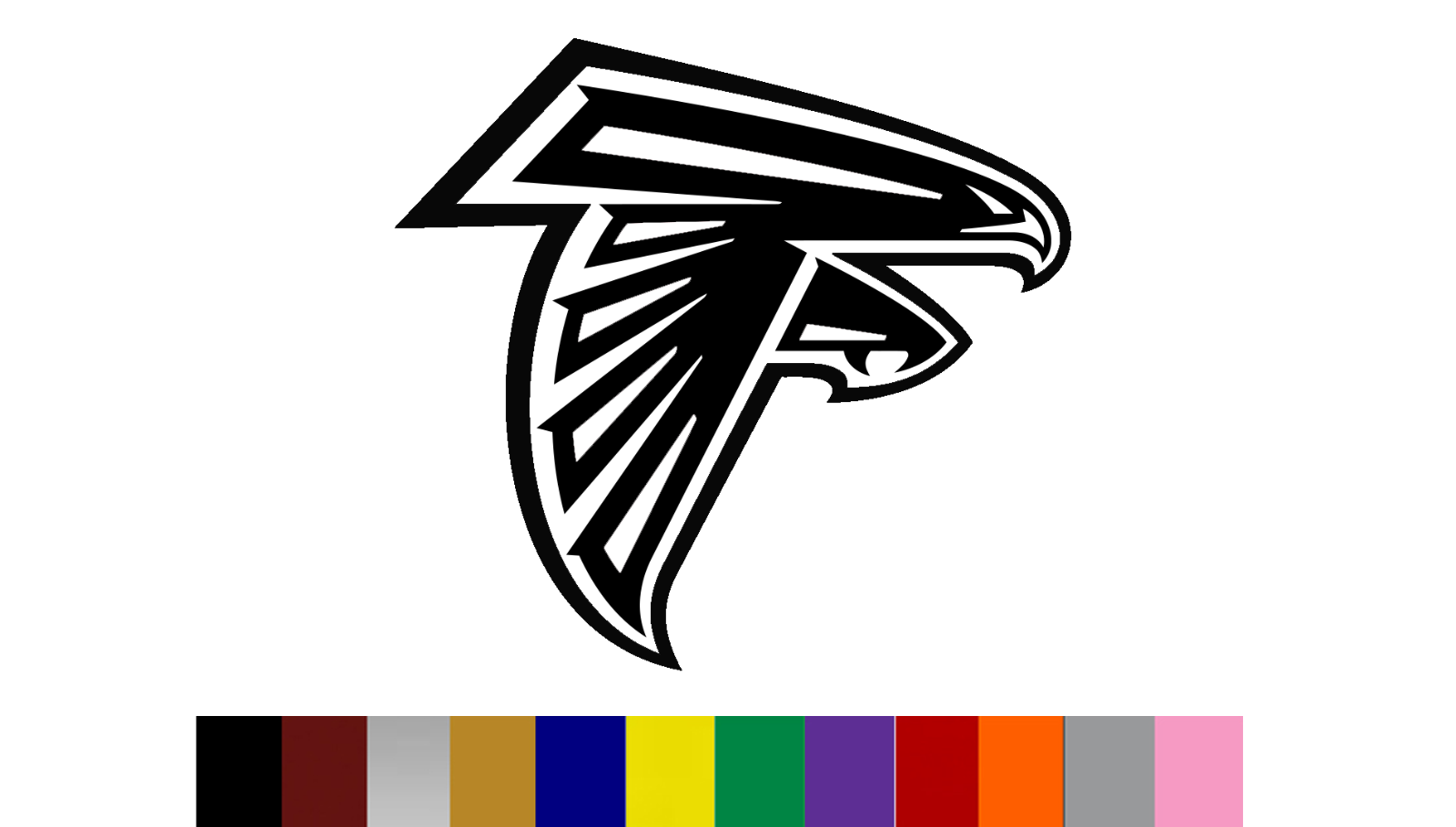 Atlanta Falcons Logo Vinyl Decal NFL Sticker for Car, Window, Laptop | eBay