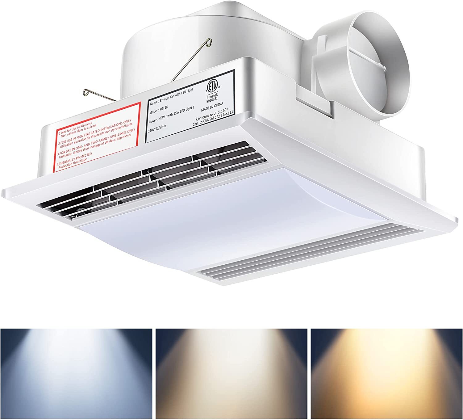 Ceiling Cassette Exhaust Fan | Shelly Lighting