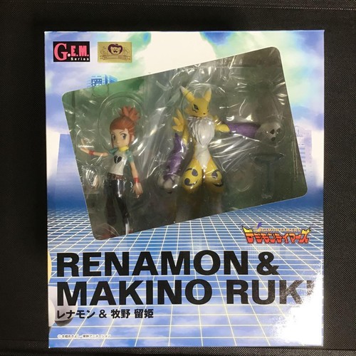 G.E.M. Série Digimon Adventure Renamon & Makino Ruki Figurine Megahouse ...
