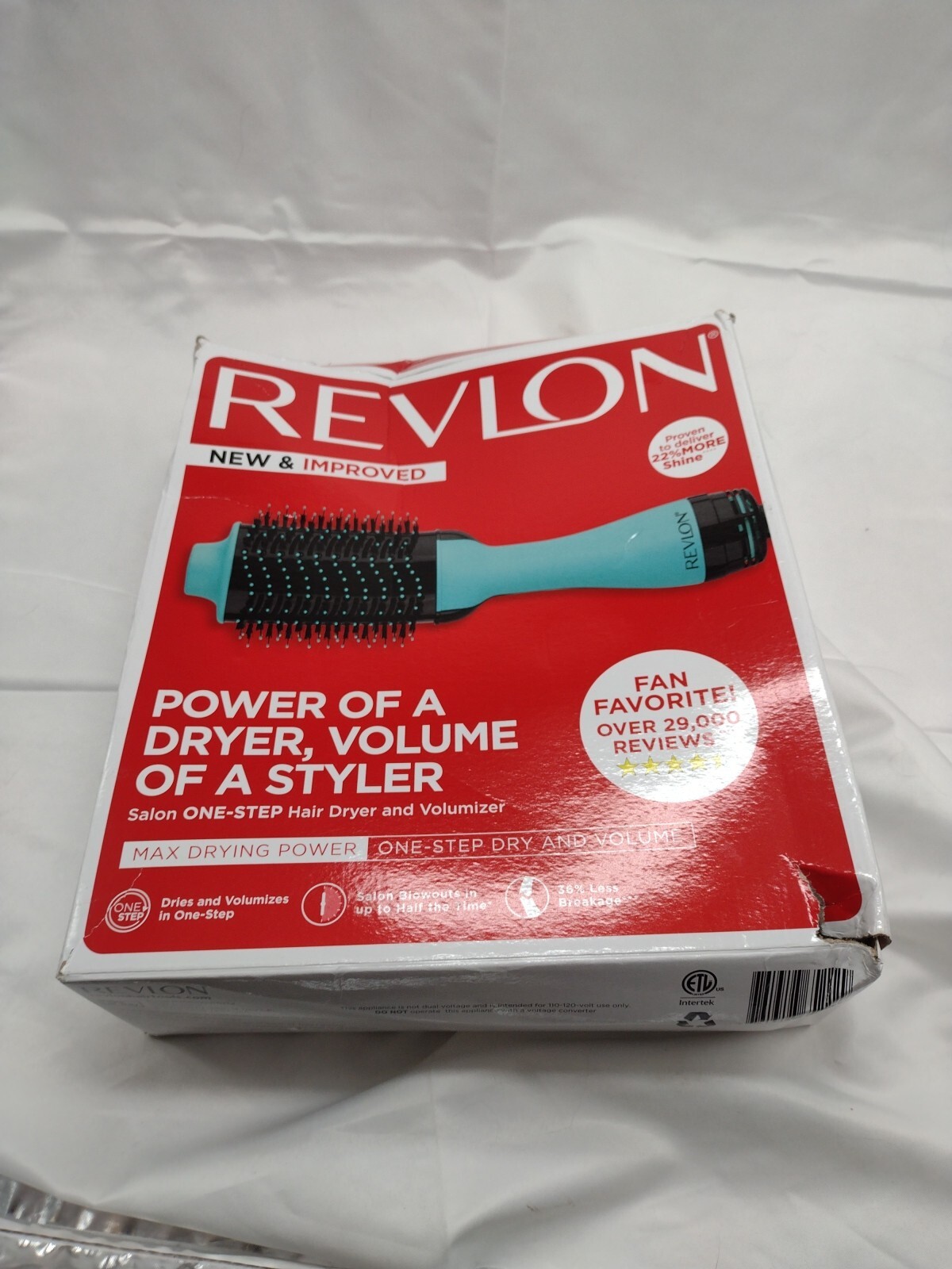 Revlon RVDR5222MNT 1100W Hair Dryer and Volumizer Hot Air Brush - Mint ...