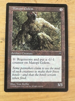 MTG Visions --- MATOPI GOLEM --- Uncommon! LP Magic the Gathering! | eBay