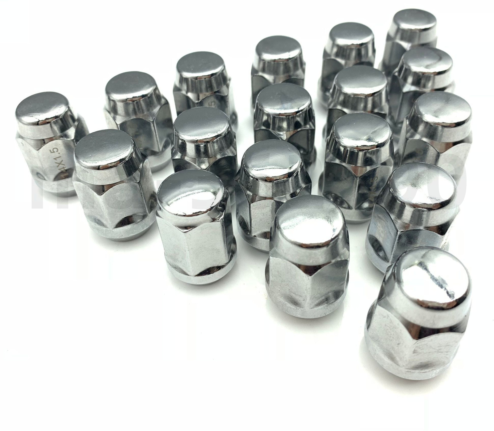 Set of 20 pc 14x1.5 Lug Nuts Compatible with Buick Enclaves Chrome ...