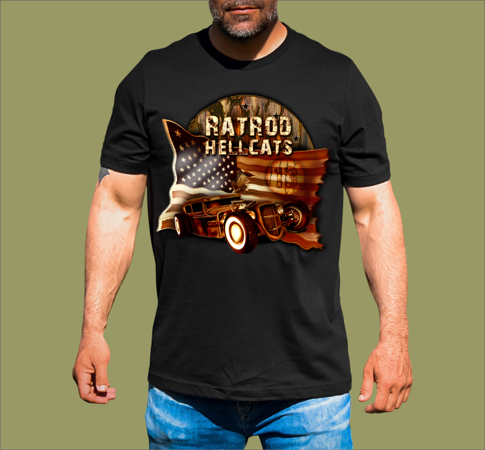 RAT ROD HELLCATS T-SHIRT | eBay