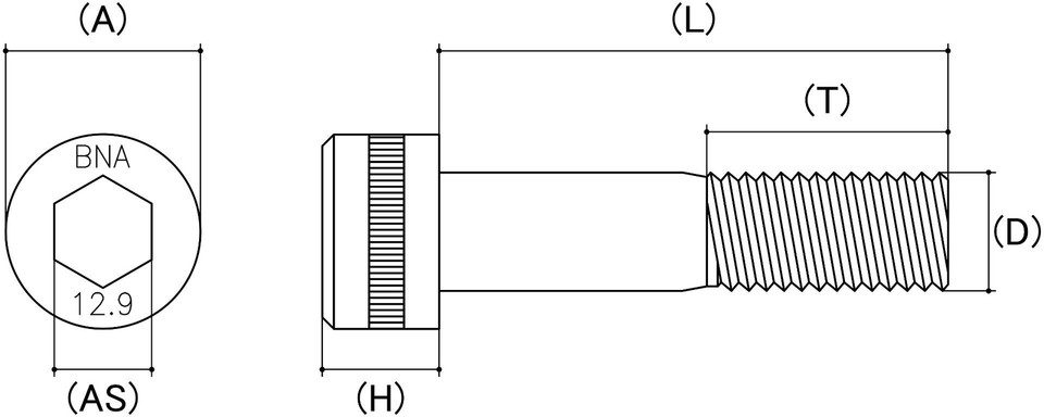 M10 x 1.25p x 45mm Metric Fine Socket Head Cap Screw 12.9 Zinc Plated ...