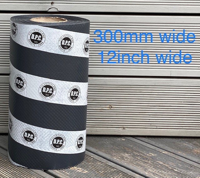 DPC Roll Damp Proof Course Membrane Brick Block Work BBA Approved 100mm ...