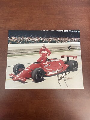 Authentic Autographed 8x10 Bobby Rahal 1987 Indy 500 Photo | eBay
