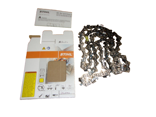 Stihl 20" Semi Chisel "Ripping" Chain OEM 3/8" .063 72 DL 36RMX #GM ...