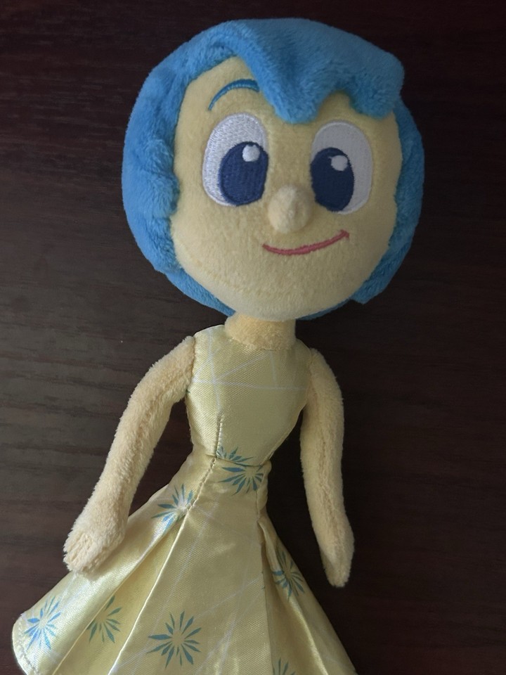 Disney Pixar Inside Out Joy Stuffed Plush Toy Doll 10'' Tomy VGC | eBay