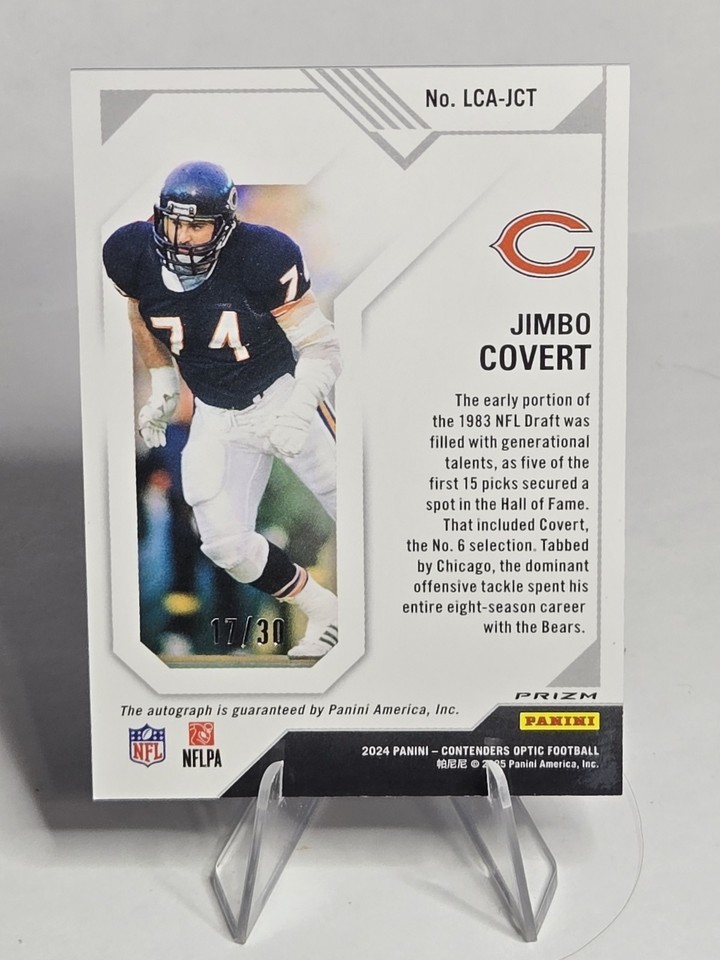 Jimbo Covert #LCA-JCT 2024 Panini Contenders Optic Legendary Auto /30 ...