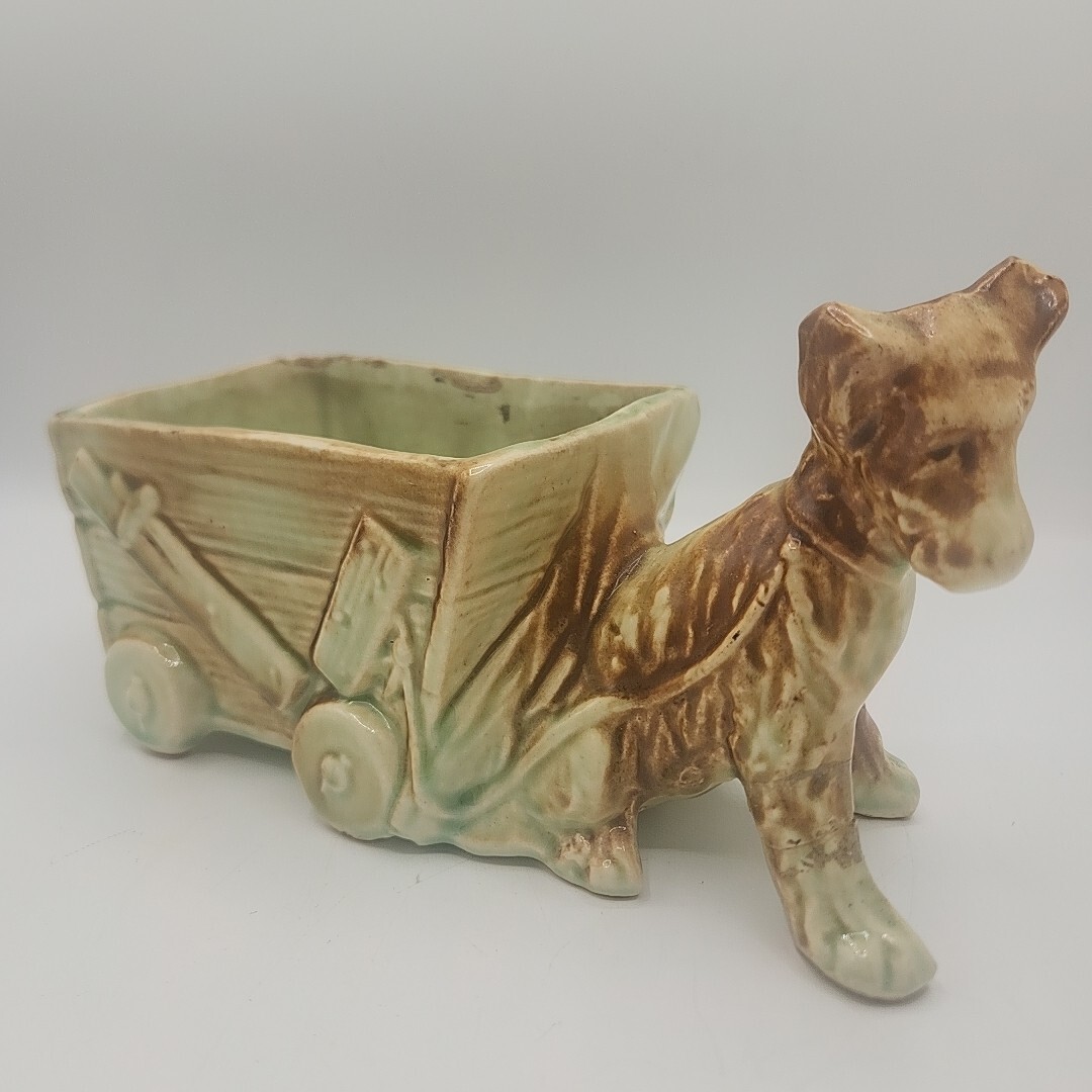 Mccoy Pottery Animal Planters Dog