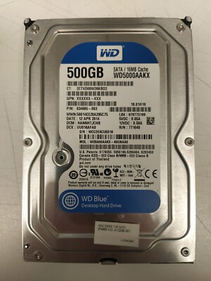 Disque Dur WD WDC WD5000AAKX Blue 500GB | eBay