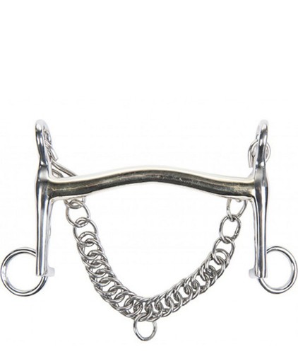 Morso filetto baby acciaio inox in Argentan 16 mm con aste da 7 cm Hkm ...