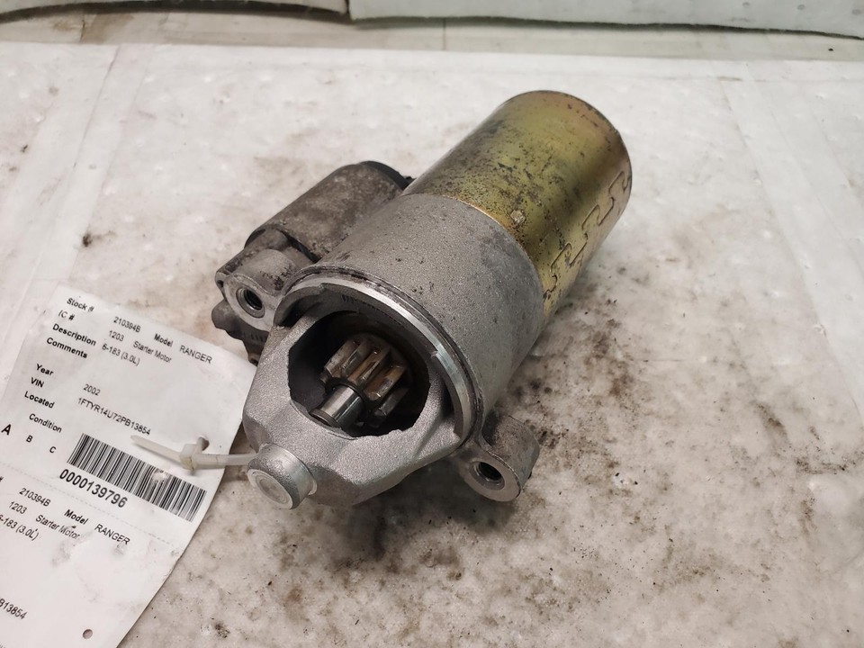 FORD RANGER Starter Motor 6-183 (3.0L) 91 92 93 94 95 96 97 98 99 00 01 ...