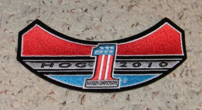 2010 HOG - Harley Davidson Owners Group HOG Rocker Patch - H.O.G. Patch ...