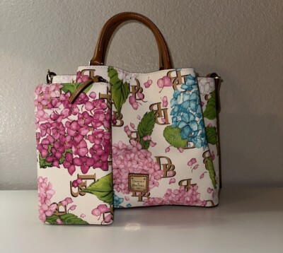 Dooney and Bourke Hydrangea Satchel and Wallet | eBay
