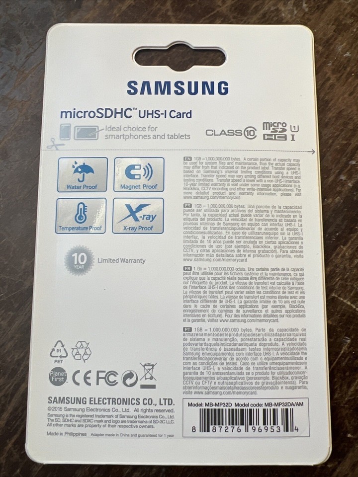 Samsung 32GB up to 48MB/s EVO Class 10 Micro SDHC Card with Adapter (MB ...