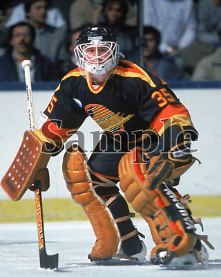 Vancouver Canucks Goalie Richard Brodeur Game Action Color 8 X 10 Photo ...